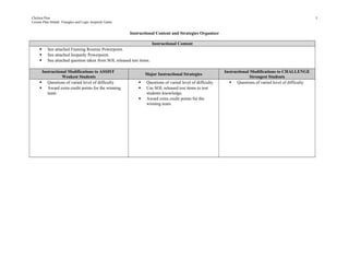 Jeopardy Lesson Plan | DOC
