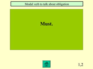 Jeopardy modals | PPT