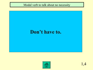 Jeopardy modals | PPT