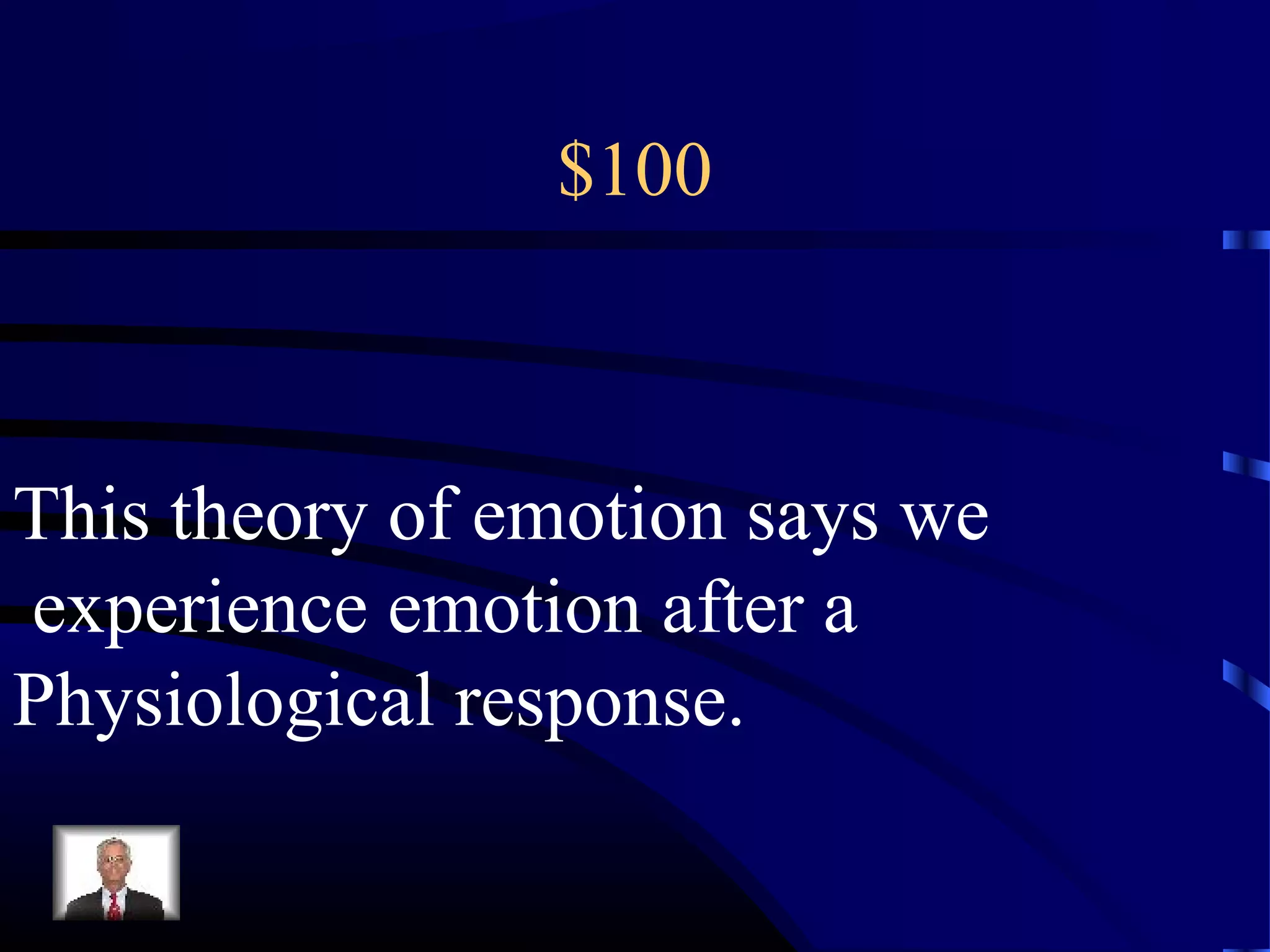 Jeopardy motivation emotion stress | PPT