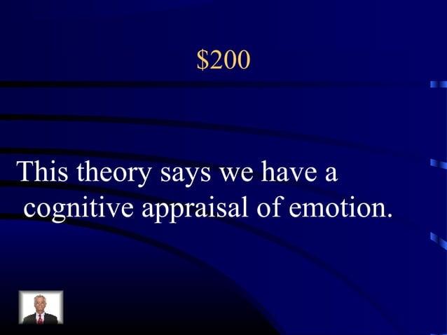 Jeopardy motivation emotion stress | PPT