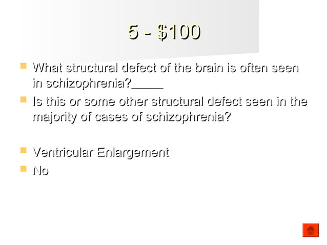 Jeopardy neuroscience final | PPT