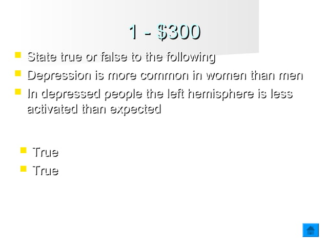 Jeopardy neuroscience final | PPT