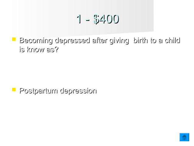 Jeopardy neuroscience final | PPT