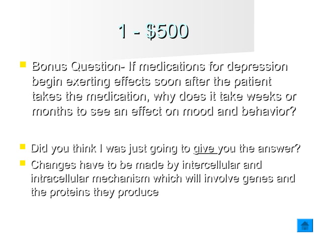 Jeopardy neuroscience final | PPT