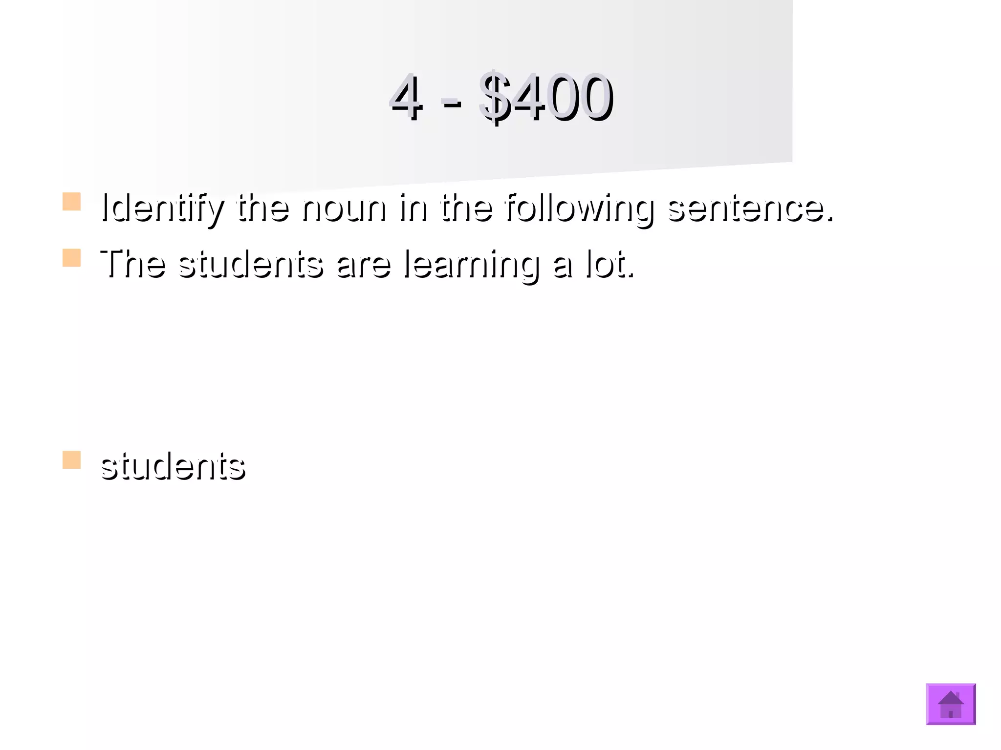 Jeopardy parts of speech | PPT