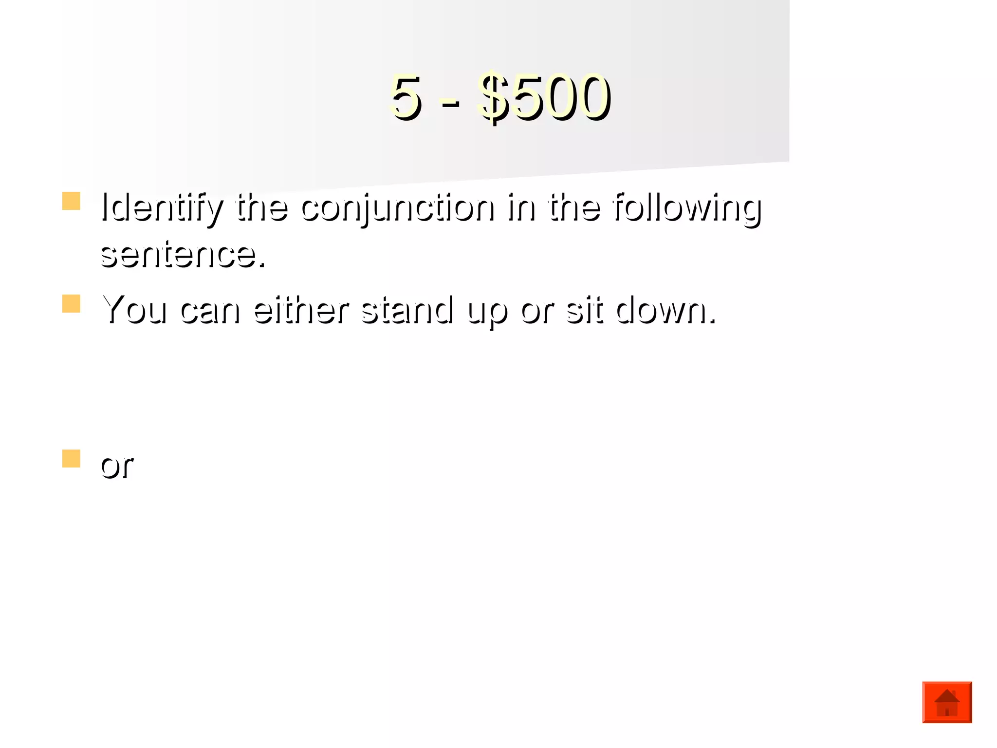 Jeopardy parts of speech | PPT