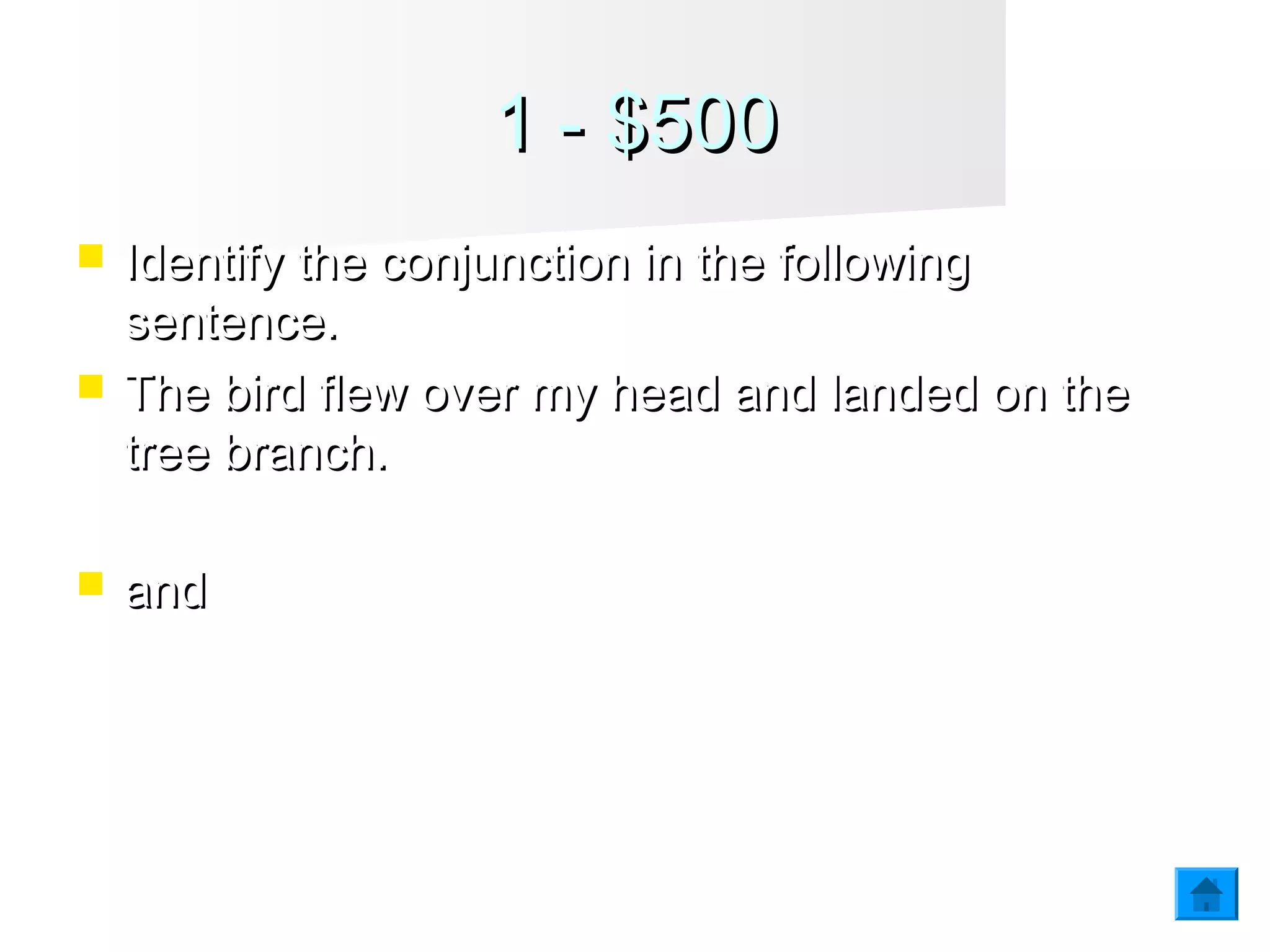 Jeopardy parts of speech | PPT