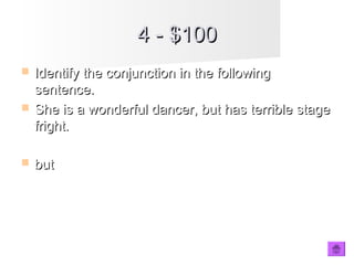 Jeopardy parts of speech | PPT