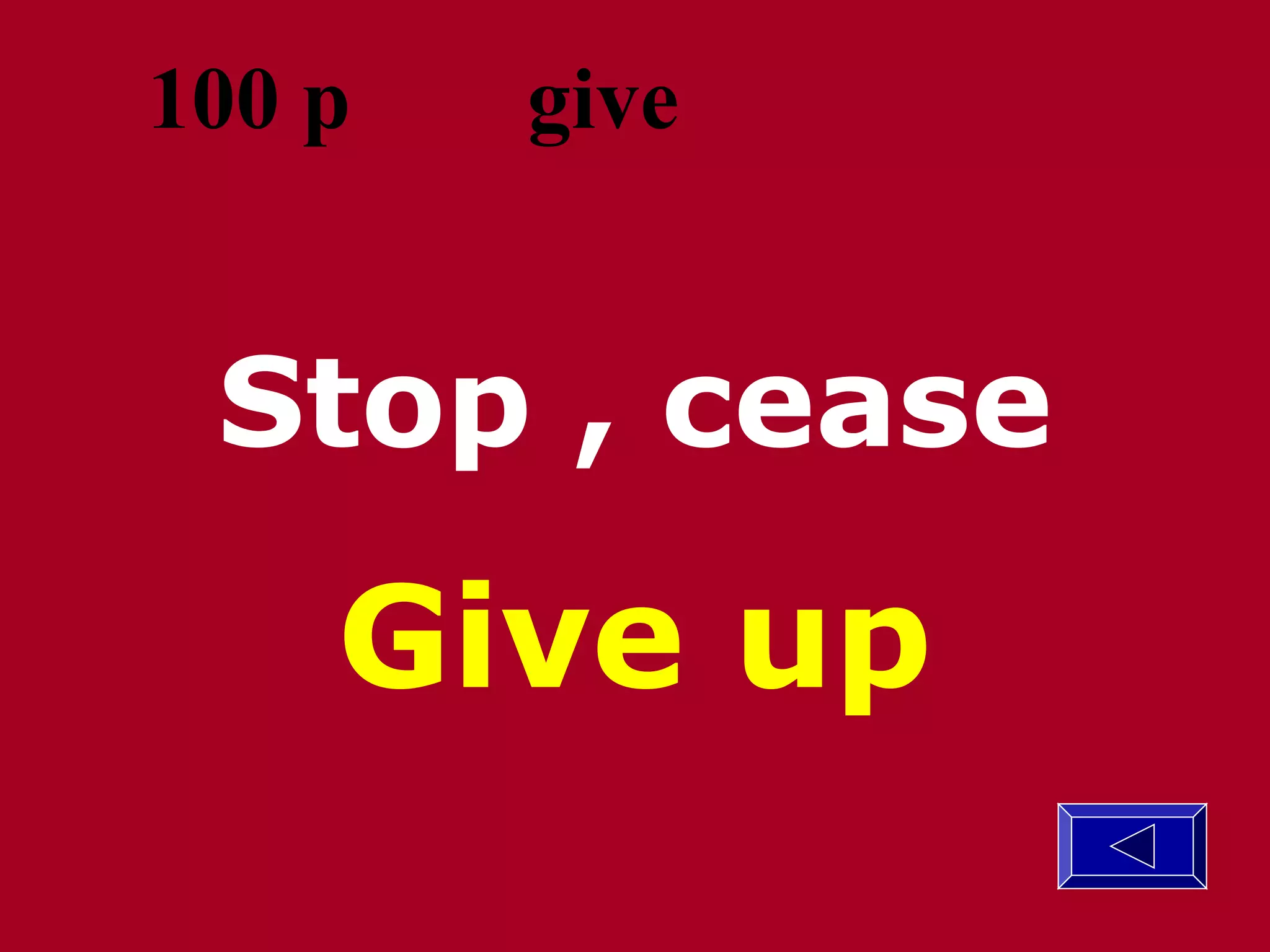 Jeopardy phrasal verbs | PPT