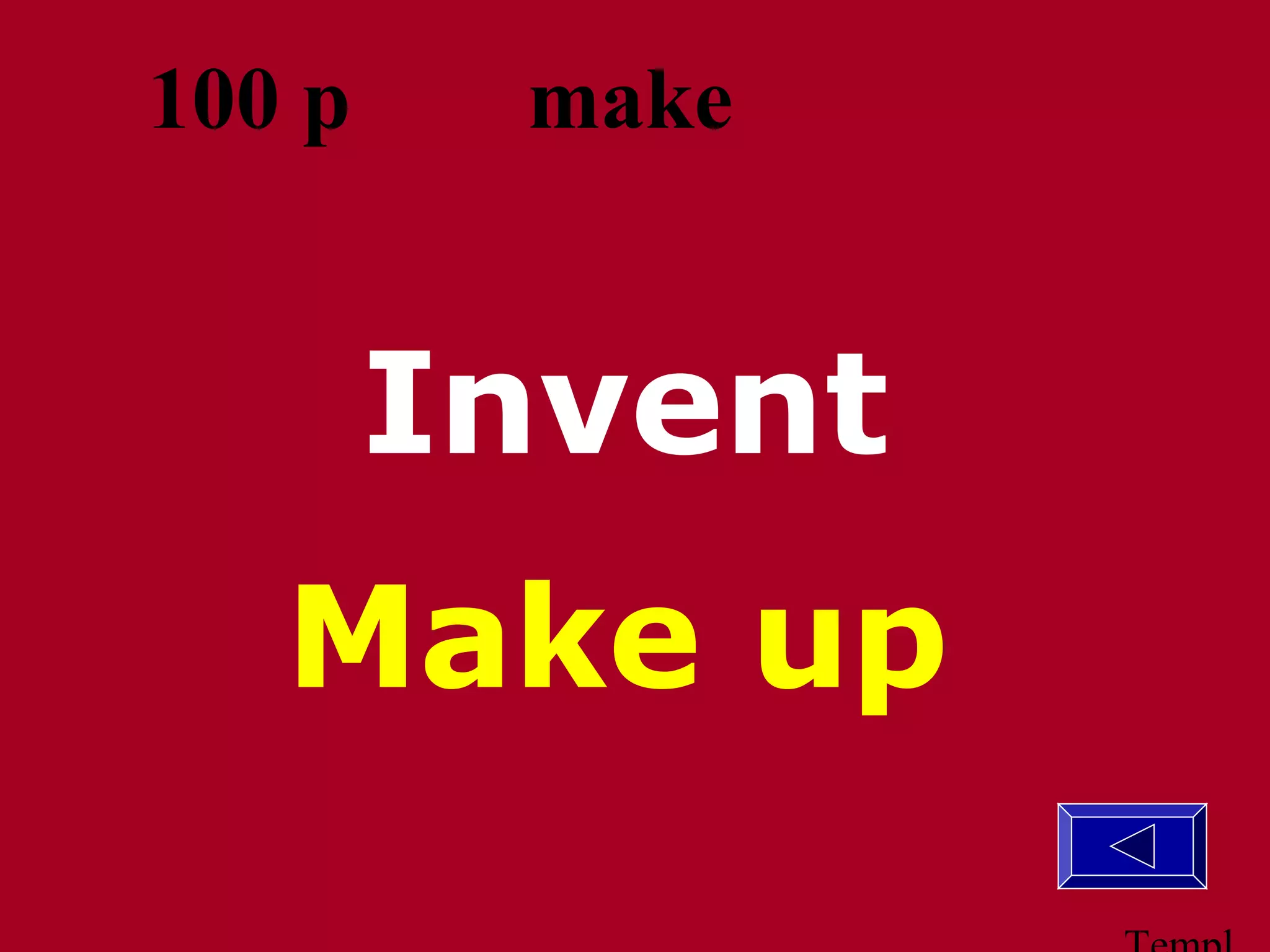 Jeopardy phrasal verbs | PPT | Science