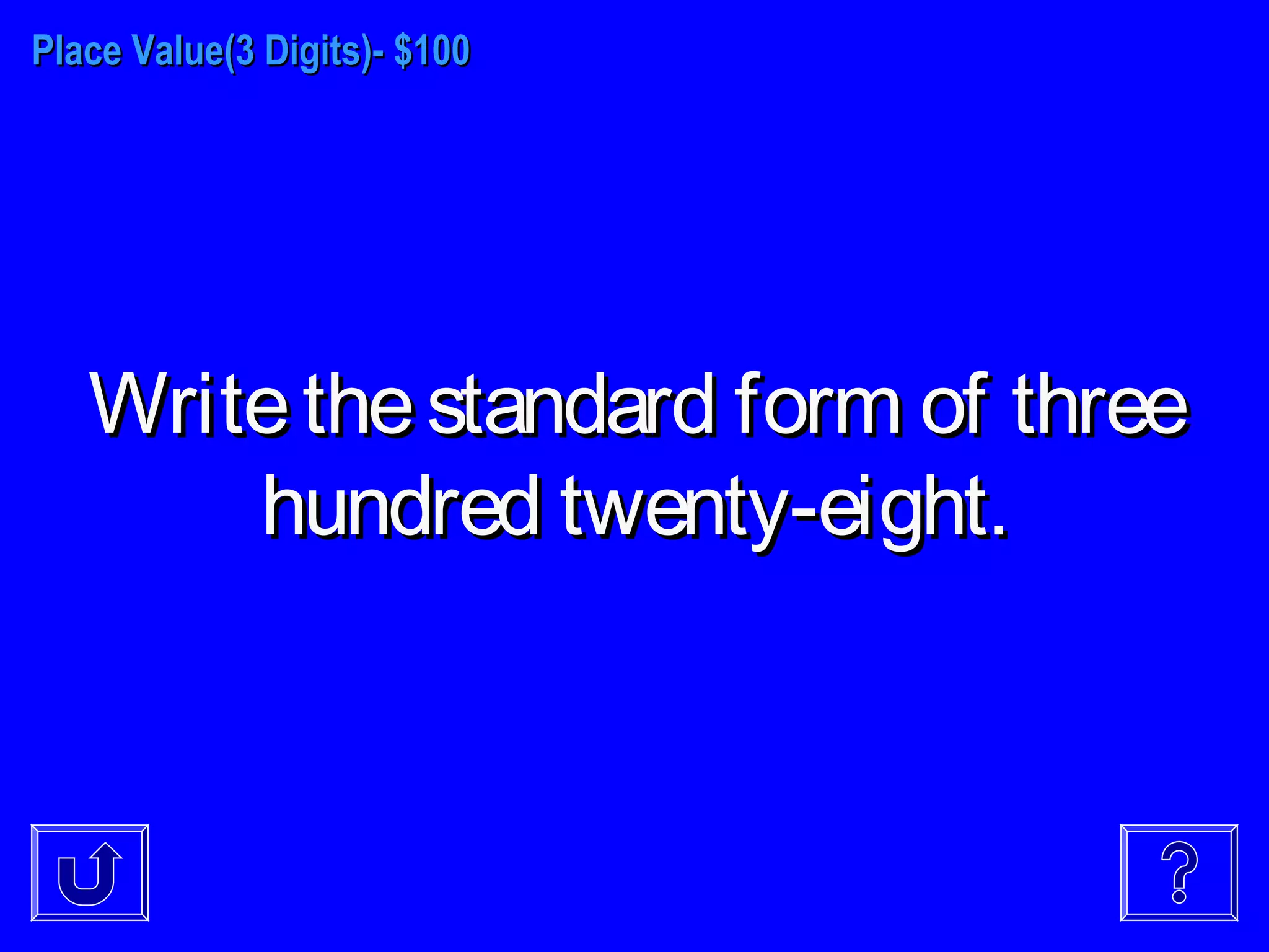 Jeopardy place value_only | PPT