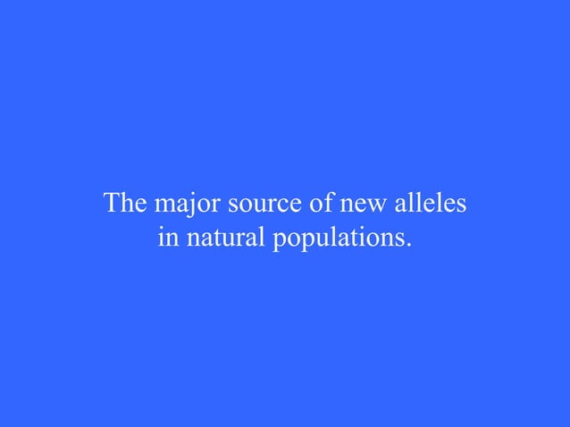 Jeopardy review game population genetics | PPT