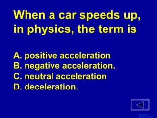 Jeopardy review motion | PPT