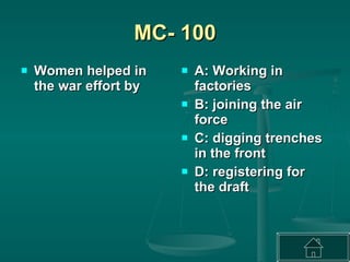 Jeopardy review wwi | PPT