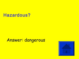 Jeopardy safety | PPT