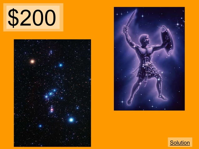 Jeopardy(sky science) | PPT