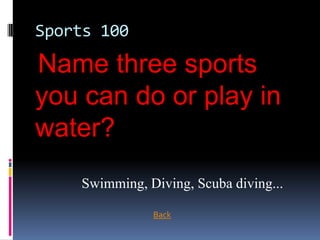 Jeopardy sports eng v | PPTX