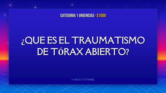 Jeopardy trauma