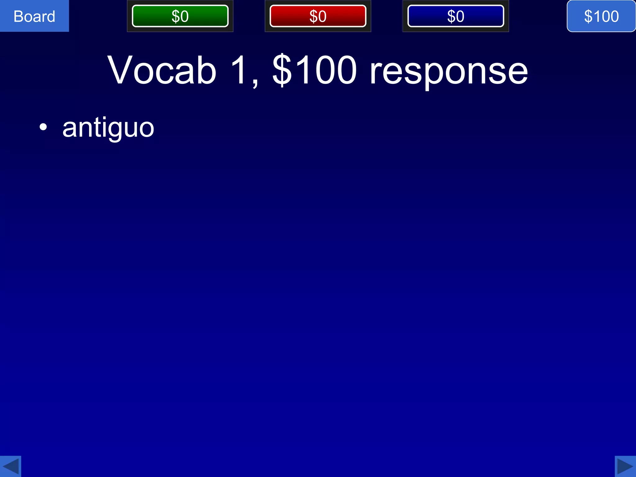Jeopardy Unit 4-2 Vocabulary | PPT