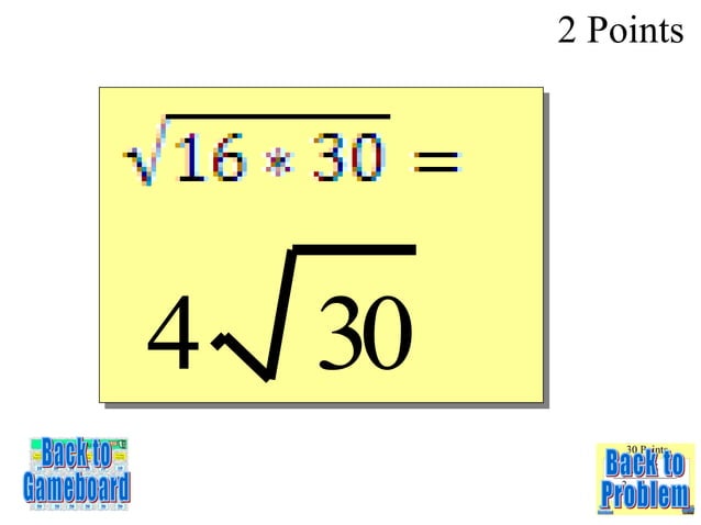 Radical Jeopardy with answer key | PPT