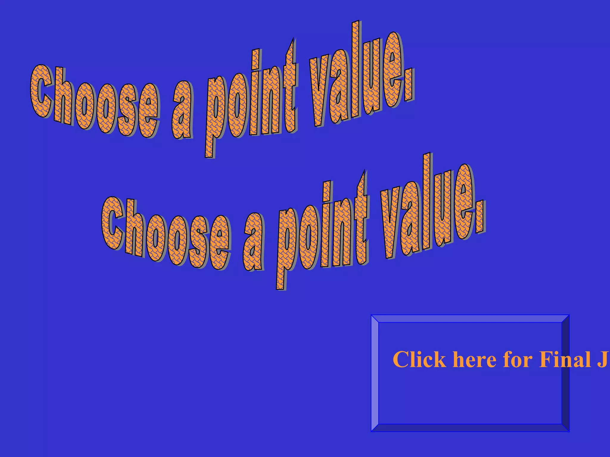 Jeopardy with percent change, literal equations, and dimensional anal ...