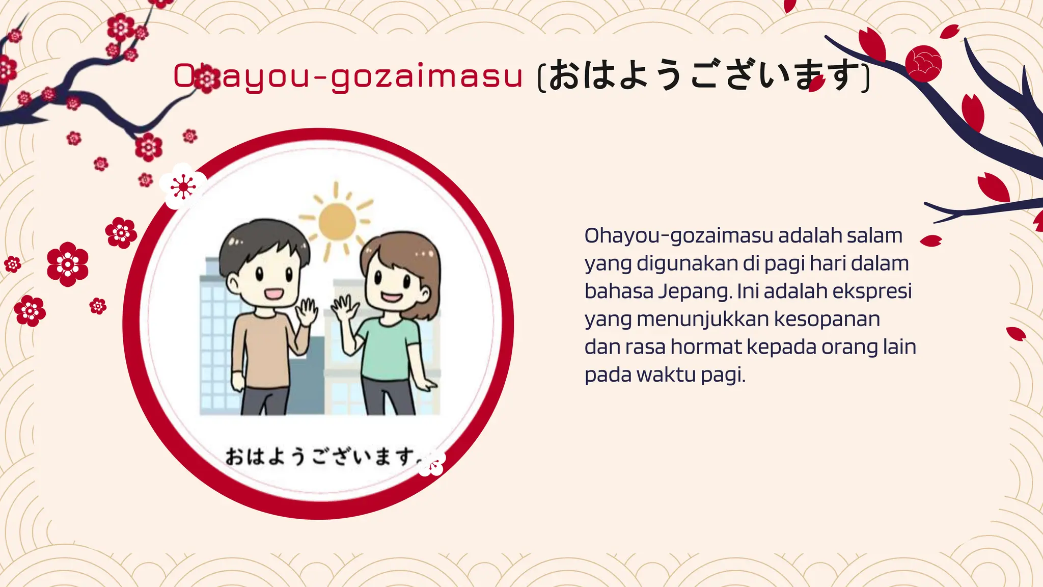 beberapa ucapan ucapan salam dalam bahasa jepang | PPTX