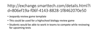 jeopardy template smartboard | PPT