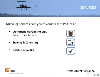 EASA Air Ops Part-NCC — Your Way to Compliance | PDF