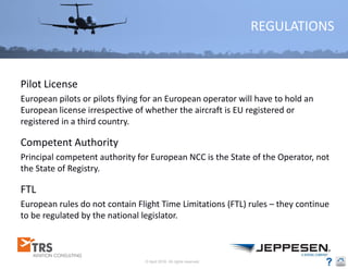 EASA Air Ops Part-NCC — Your Way to Compliance | PDF