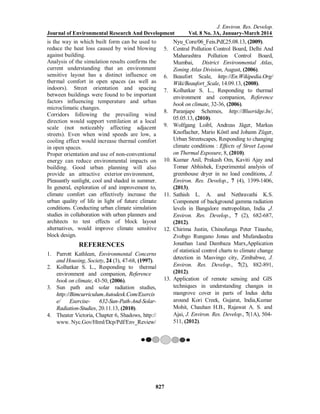 ENVIRONMENTAL ASPECTS OF HOUSING : A CASE OF PUNE, MAHARASHTRA, INDIA | PDF