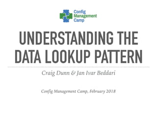 Understanding the Data Lookup Pattern | PPT