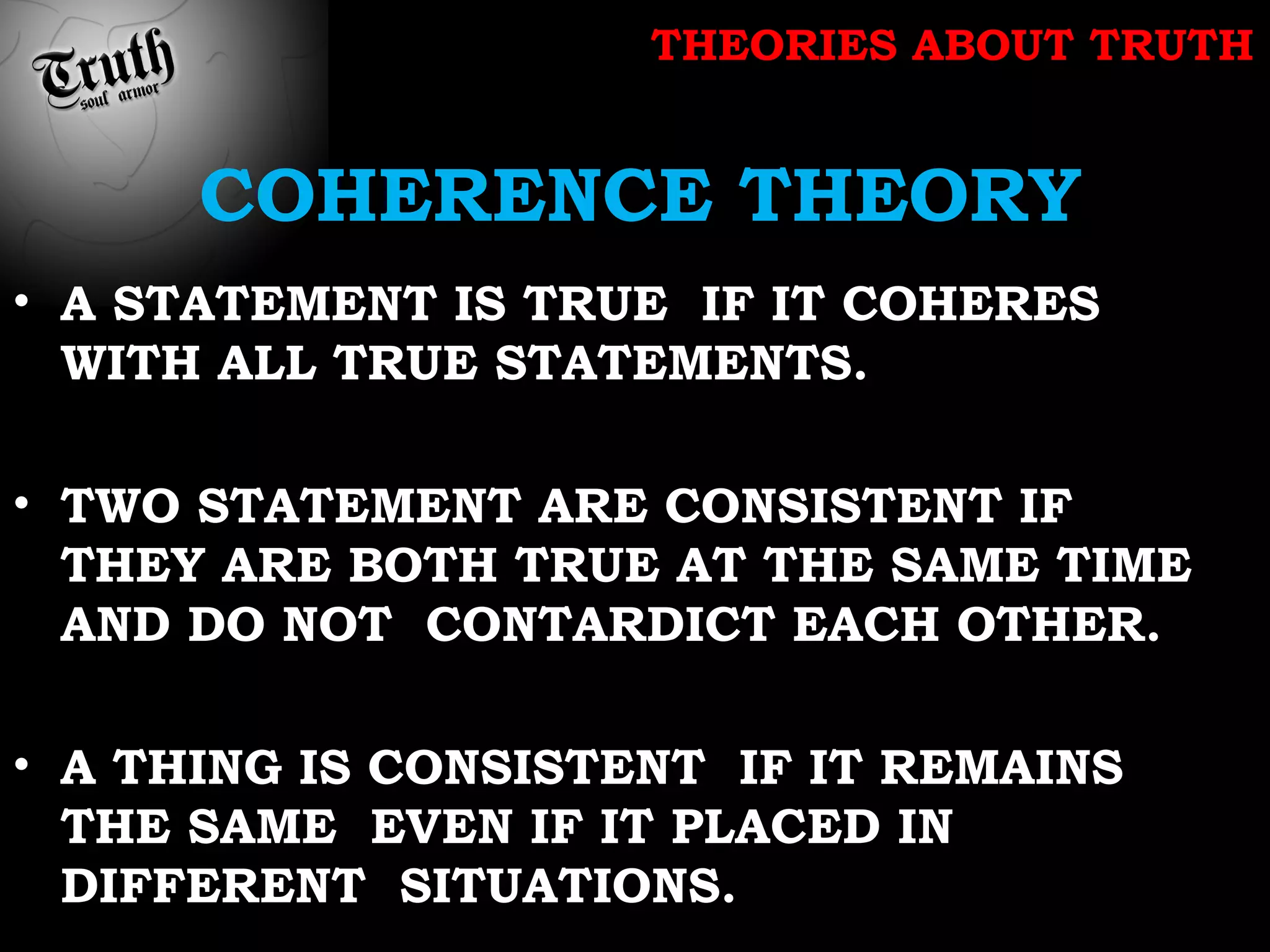 Philosophy About Truth | PPT
