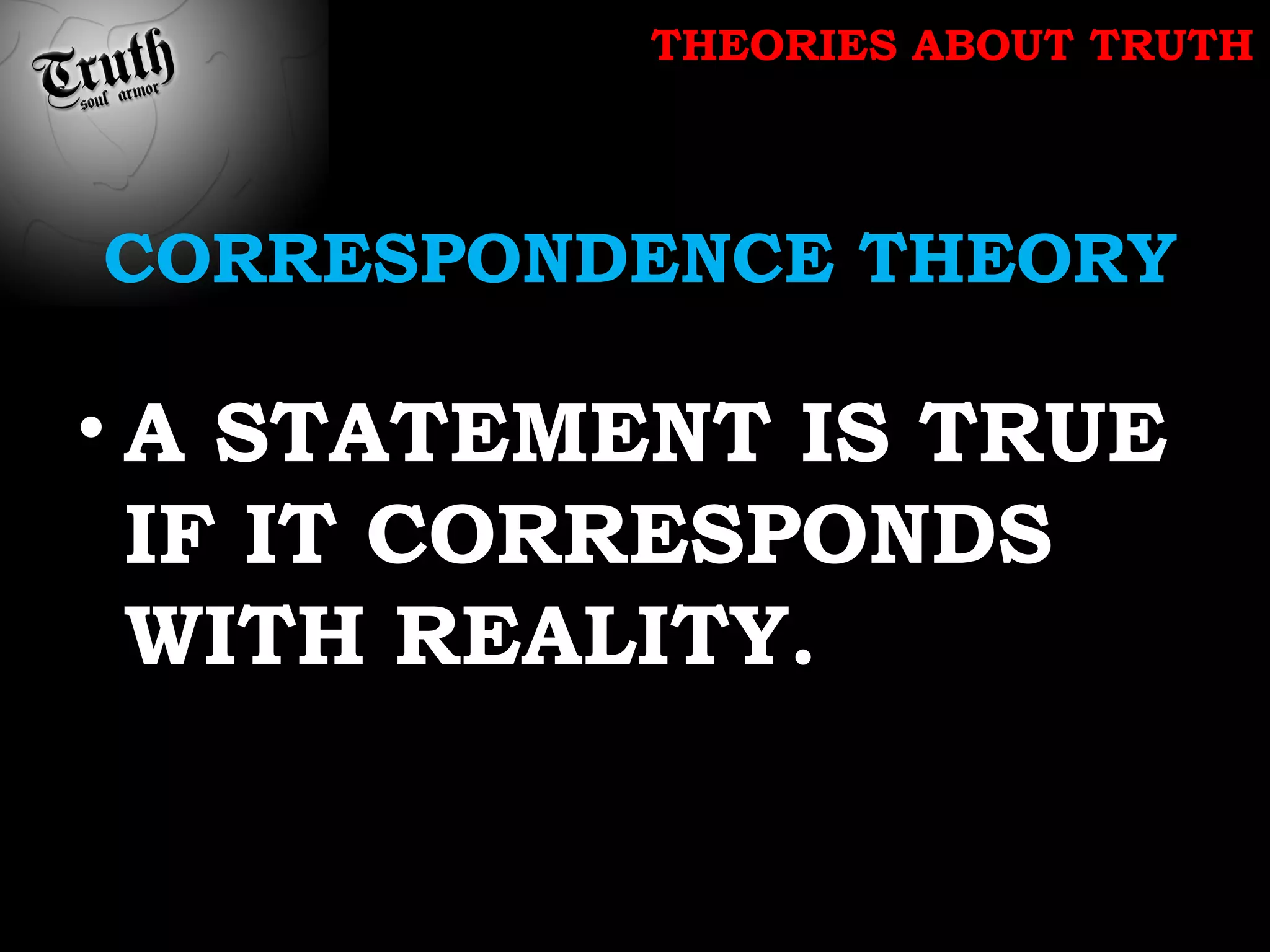 Philosophy About Truth | PPT
