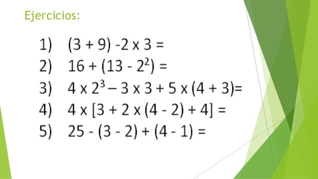 Como Resolver La Jerarquia De Operaciones - abstractor