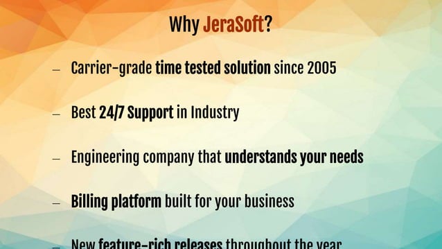 JeraSoft VCS Software platform | PPT