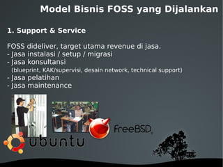 Implementasi Model Bisnis Free / Open Source Software (FOSS) di PT Jerbee Indonesia | PDF