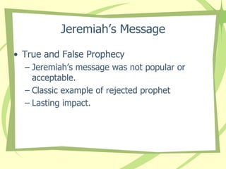 Jeremiah | PPTX