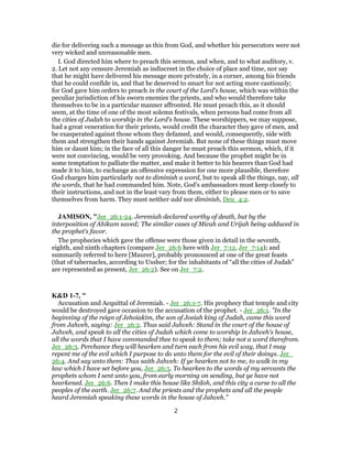 Jeremiah 26 commentary | PDF