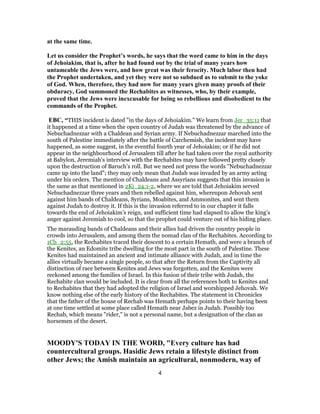 Jeremiah 35 commentary | PDF