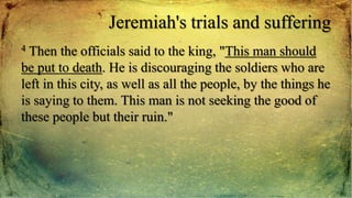 Jeremiah weeps for his nation | PPTX | Christianity | Religion ...