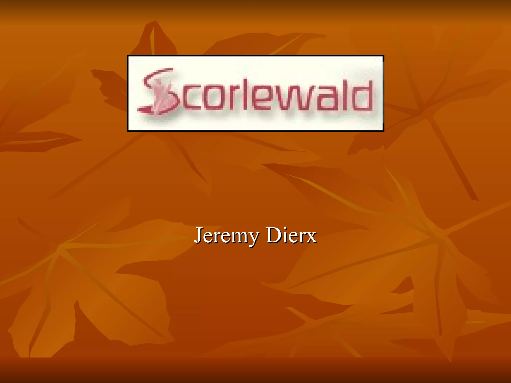 LWT stage van Jeremy Clusius College te Schagen | PPT