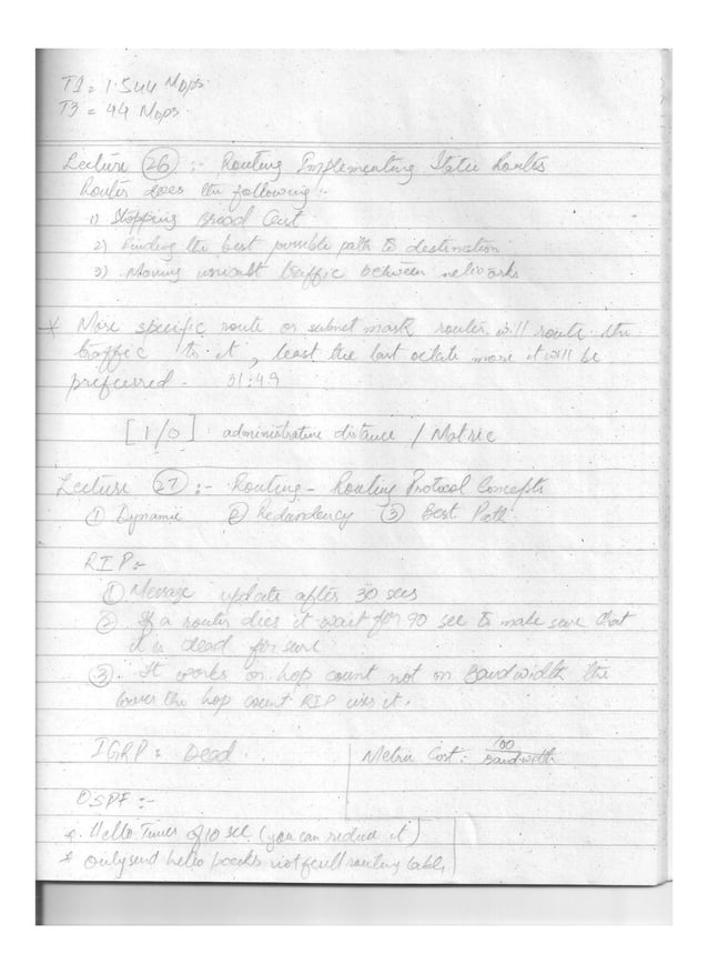 Jeremy CCNA Notes | PDF