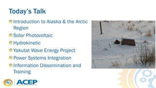 Jeremy kasper-energy-research-in-alaska | PPT