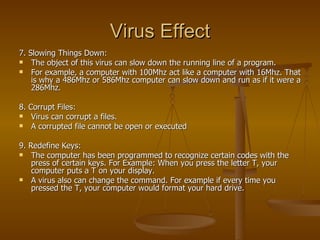 Virus effect | PPT