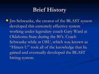 The Blast System | PPT