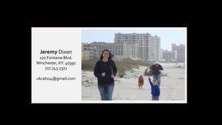 Jeremy dixon portfolio 2017 | PPTX
