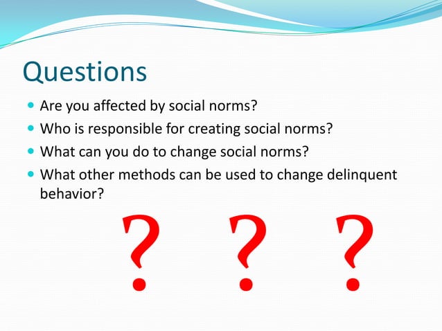 Social Norms | PPT