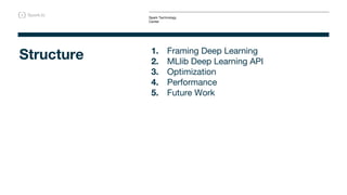 Convolutional Neural Networks at scale in Spark MLlib | PPT