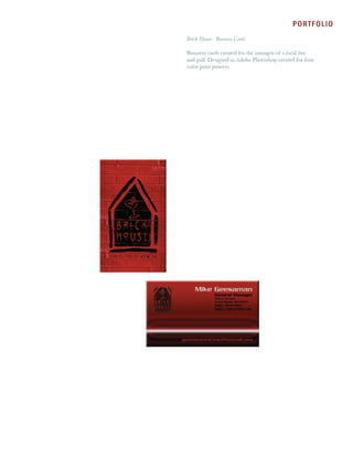 Jeremy Shultz Portfolio | PDF